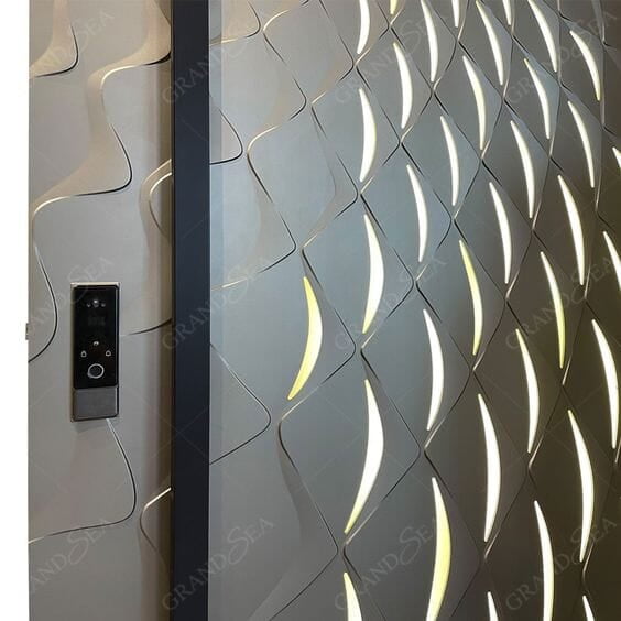 Luminous Wave HDHMR Moulding Door with Integrated Lighting ...