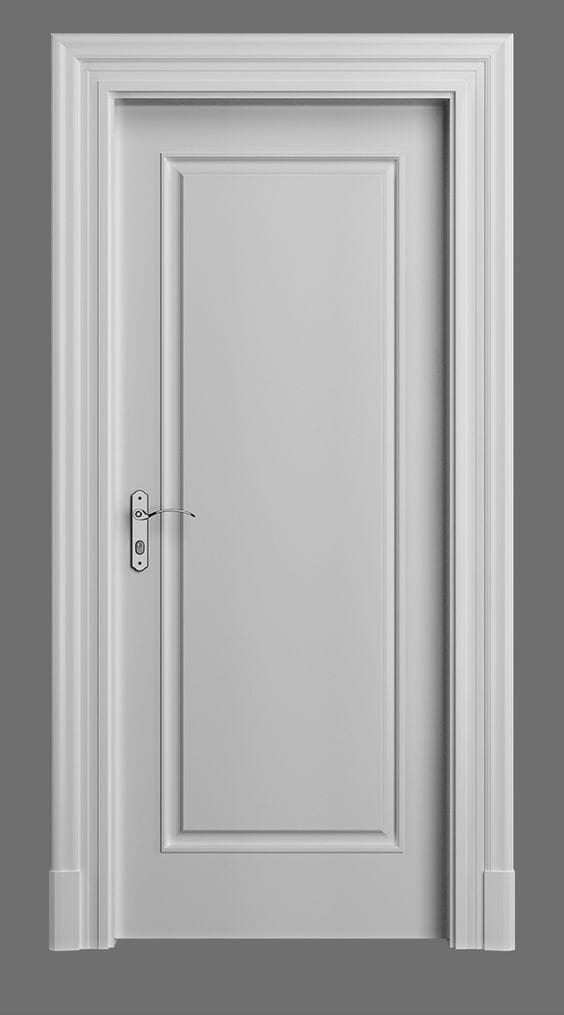 Classic Gray 3D HDHMR Moulding Door | Elegant Deco Paint Finish