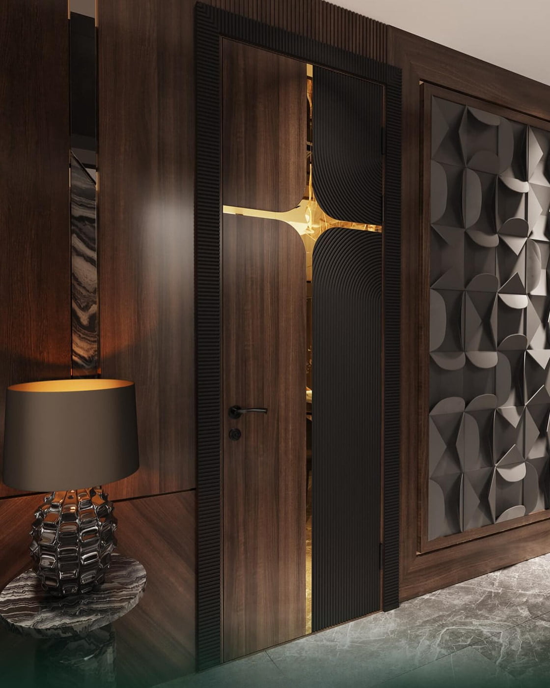 Luxurious 2.5D HDHMR Door with Deco Paint | Customizable High-End ...