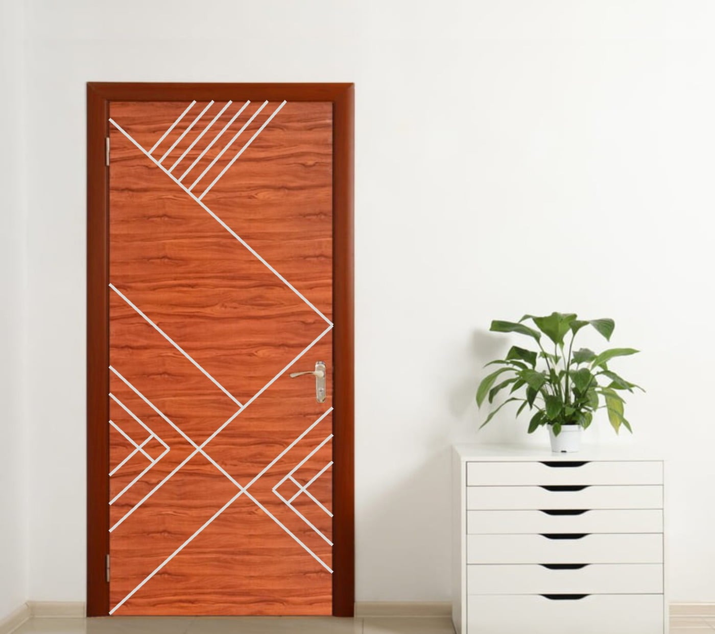 Waterproof WPC Profile Door | Durable & Stylish | Customizable Sizes ...