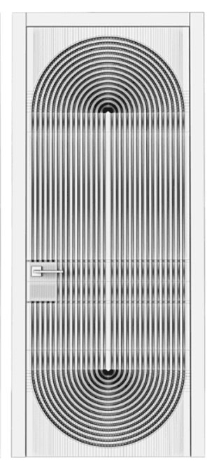 Modern Minimalist 2.5D HDHMR Door in Elegant Beige